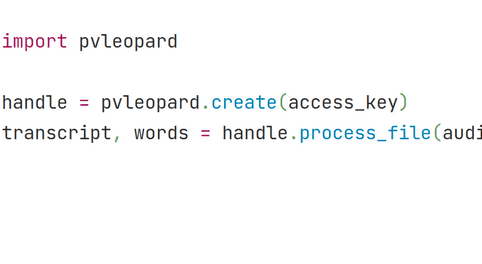 Local Speech-to-Text with Cloud-Level Accuracy - Picovoice